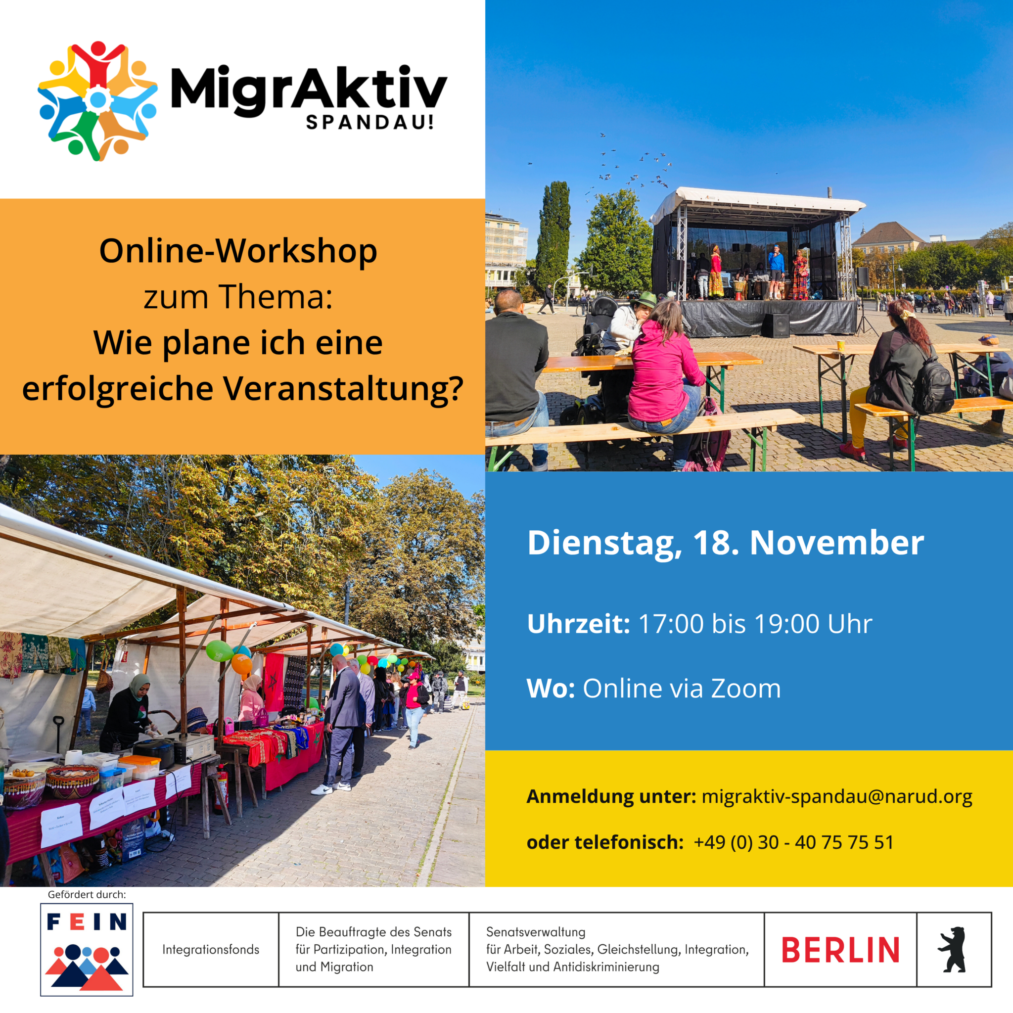 Workshop: Wie plane ich eine erfolgreiche Veranstaltung? – NARUD e.V.
